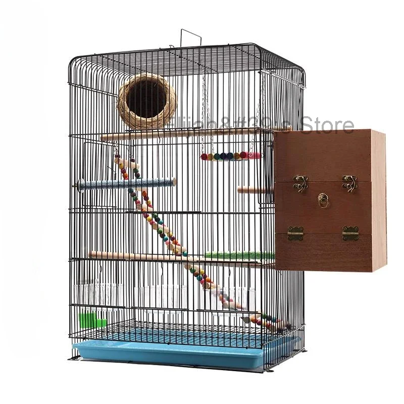 Quail-Bird-Cage-Canary-Parakeet-Protector-Bird-Cage-Metal-Laying-Hens ...