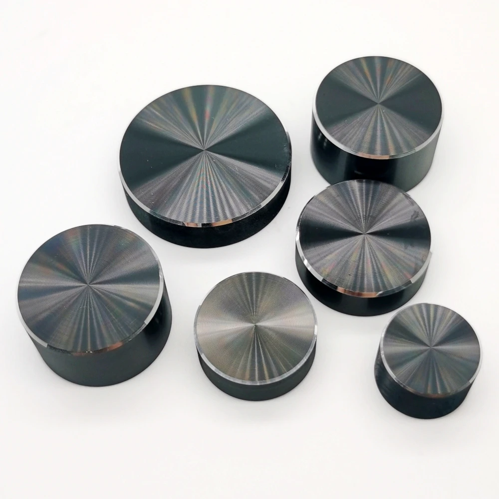 Black Aluminum Alloy Potentiometer Knob Cap Encoder Volume Control ...