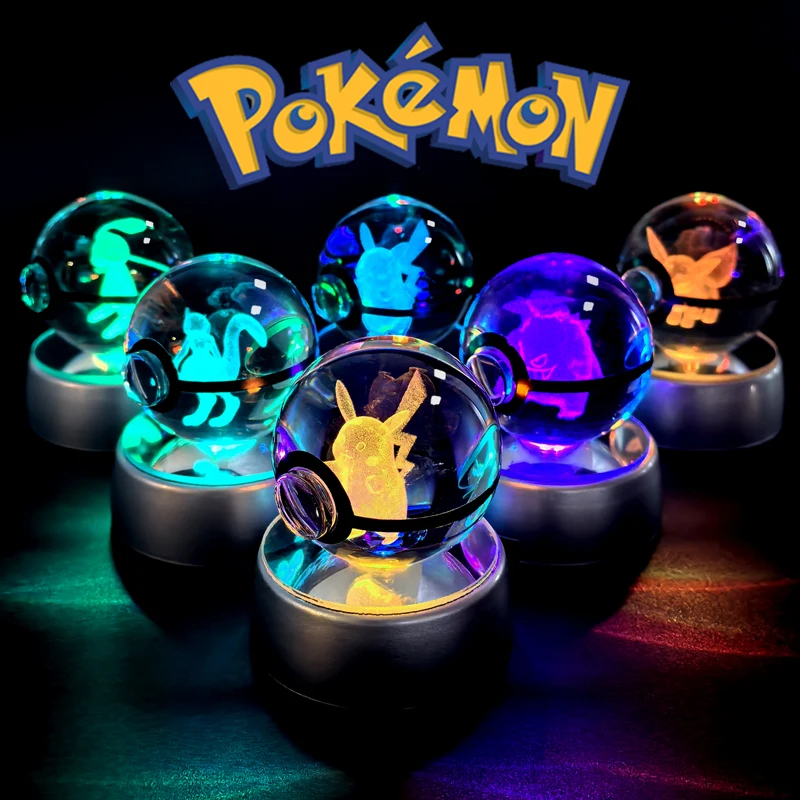 Pokemon-Crystal-Ball-3D-Pikachu-Gengar-Mew-Mewtwo-Lamp-Base-Pokeball ...
