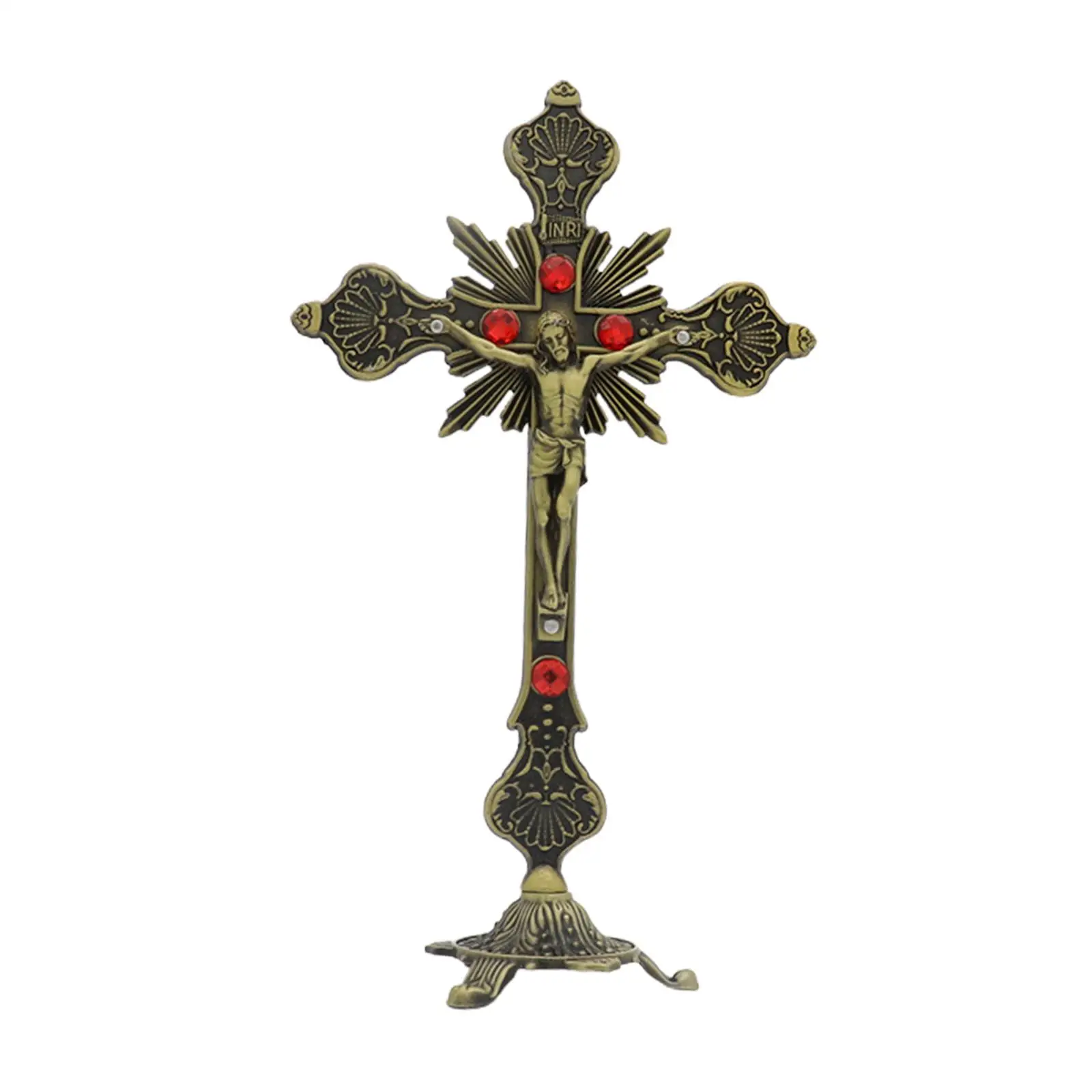 Hanging or Standing Crucifix 10" Figurine Religious Gifts Crucifix with ...