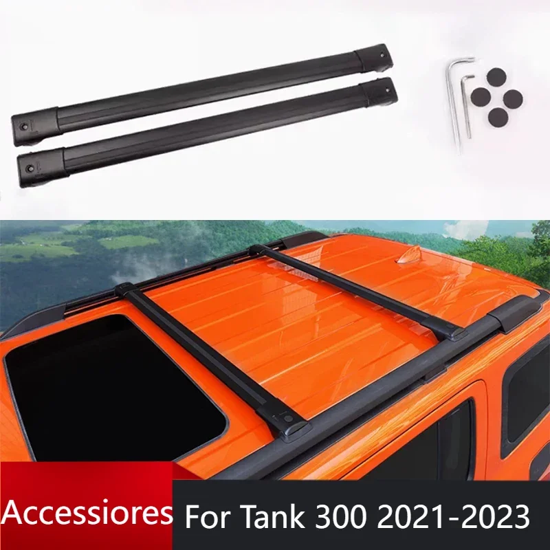 For-WEY-GWM-Tank-300-Luggage-Rack-Cross-Bar-Aluminum-Roof-Rack ...