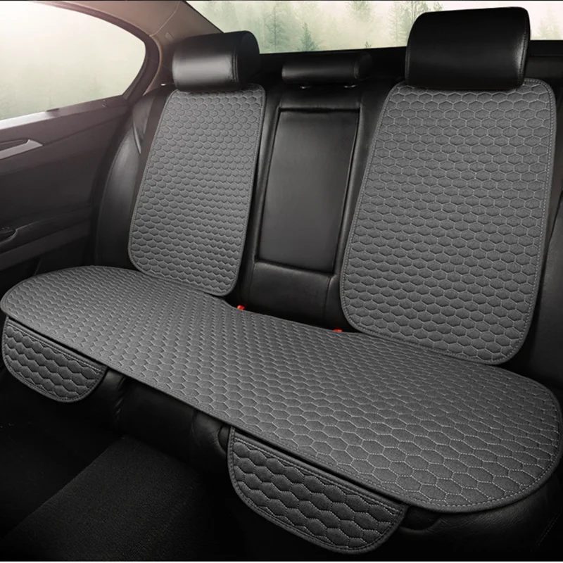 Linen-Car-Seat-Cover-for-All-Seasons-Soft-Breathable-Front-Covers-with ...
