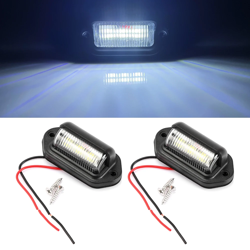 2PCS-6-LED-Car-License-Number-Plate-Light-for-KIA-Cerato-Sportage-R-K2 ...