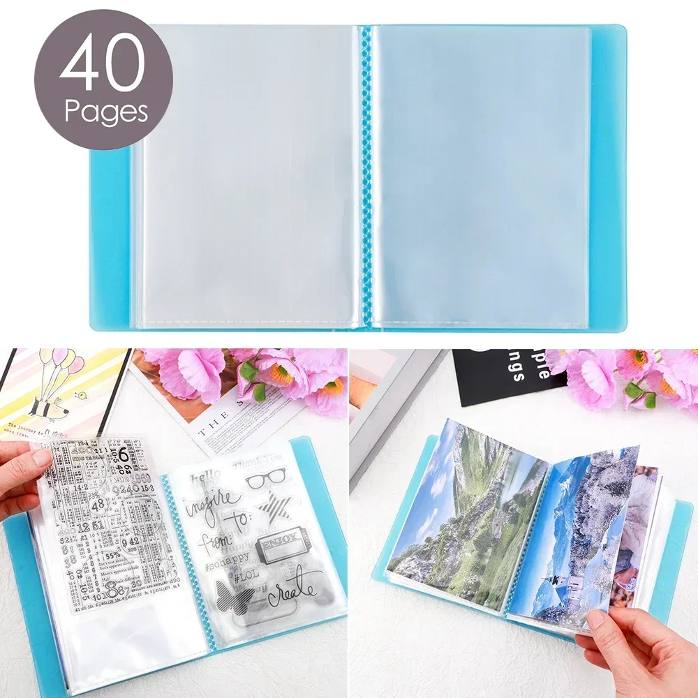 Multipurpose A6 Size Photo Storage Album With 40 Pages Book Binder ...