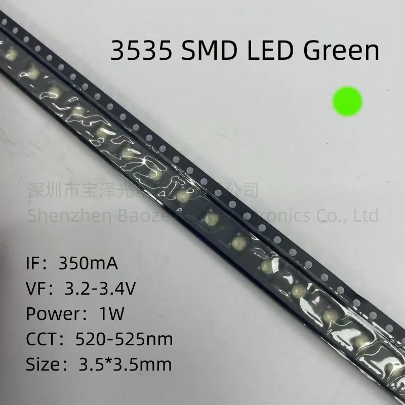3535-Green-1-3W-ceramic-light-bead-3535-CREE-high-power-strong-light ...