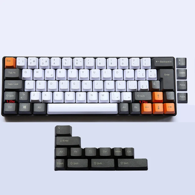 Spanish Layout OEM Keycaps European Type ANSI ISO-ES PBT Material for ...