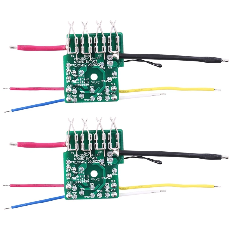 2X-Li-Ion-Battery-Charging-Protection-Circuit-Board-PCB-For-Black ...