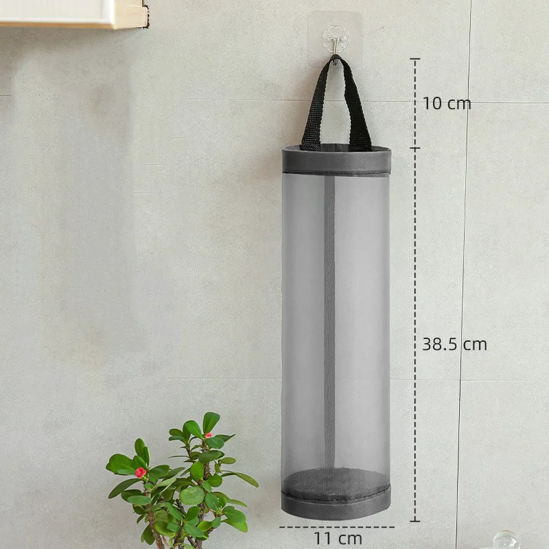 Plastic-Bag-Holder-Dispenser-Hanging-Storage-Trash-Garbage-Bag-Kitchen ...