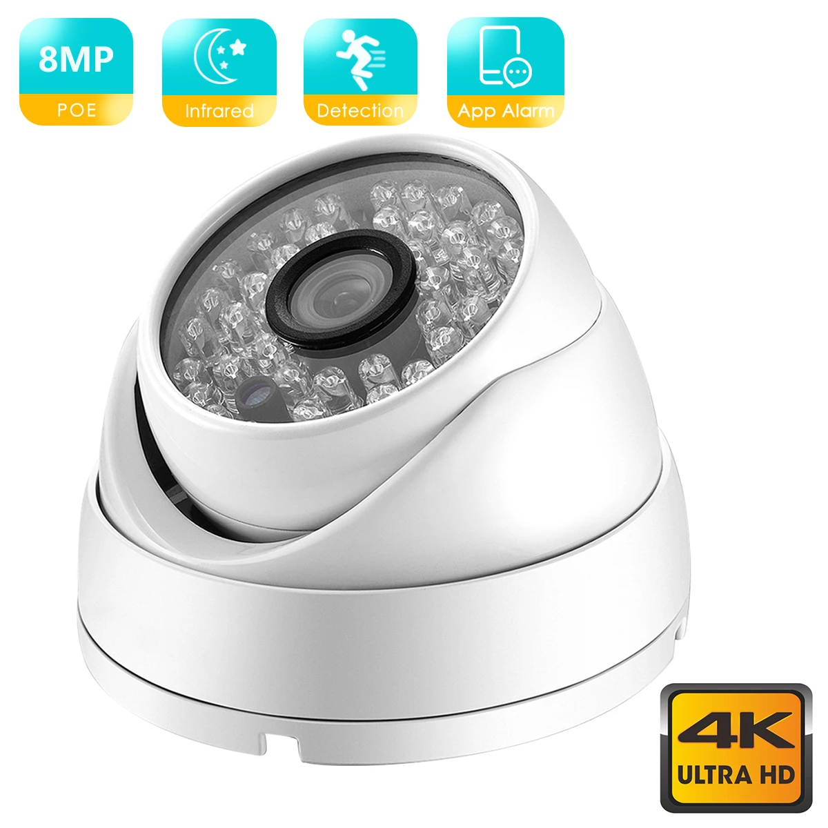 8mp 4k Ip Camera | Besder Dome Poe | Dome Camera - 4k 8mp H.265 Poe Ip ...