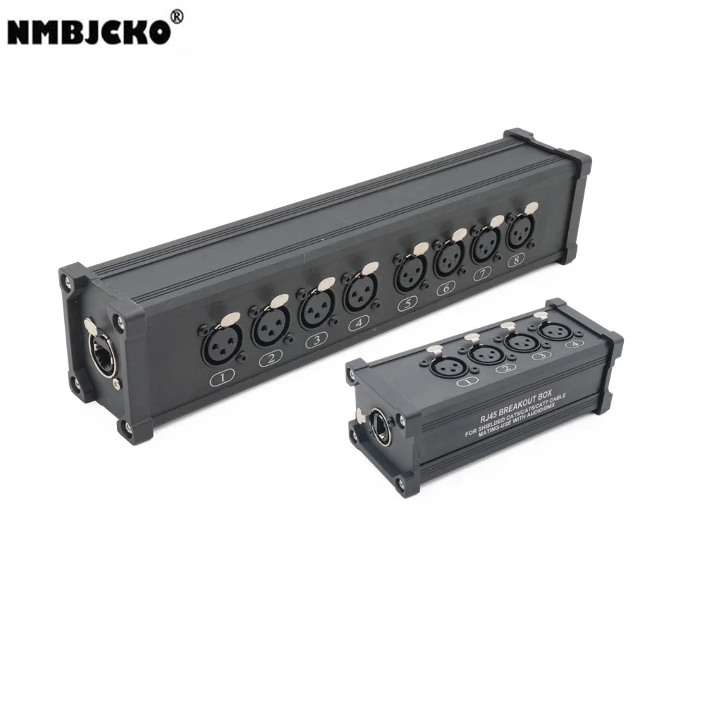 NMBJCKO-Snake-System-8-canales-etherCon-a-8-x-XLR-hembra-caja-de ...
