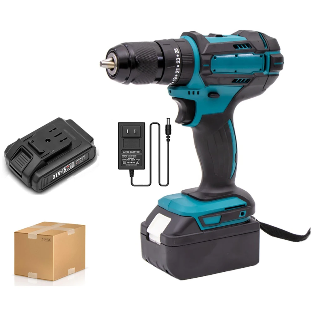 New-Wireless-Hand-Electric-Drill-Impact-Cordless-Lithium-Battery ...