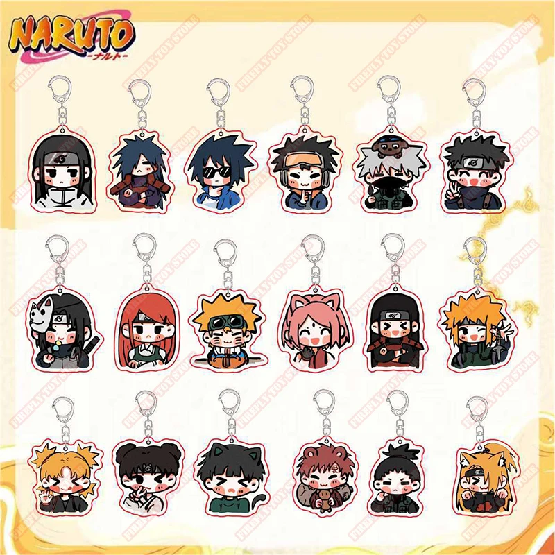 Naruto Animation Game Peripheral Toys Q-Version Kawaii Acrylic Pendants ...