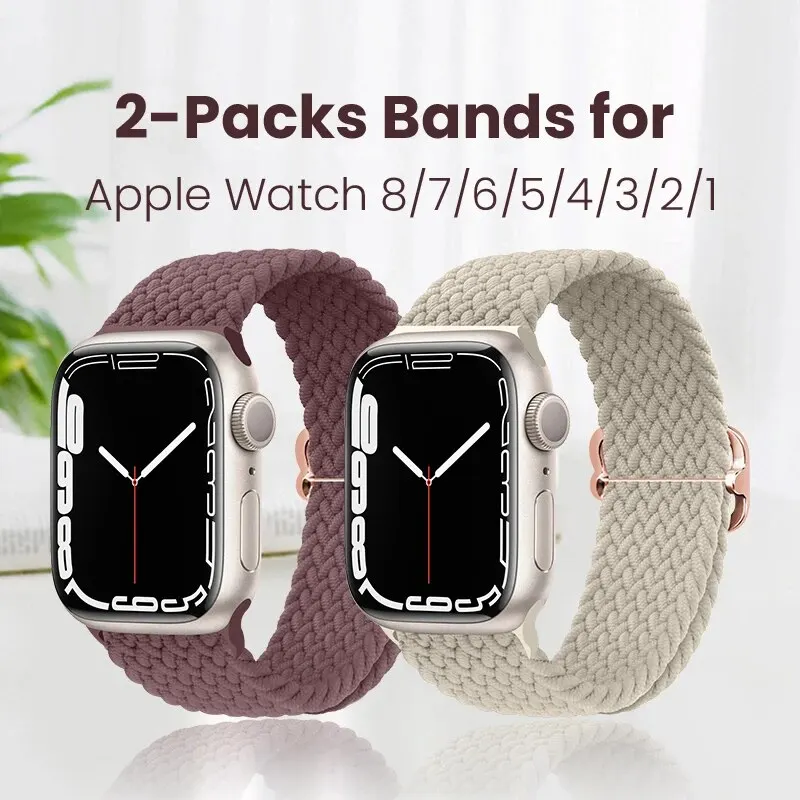 2-Pack Apple Watch Nylon Stretch Bands – ELECTRO SUPPLY HUB