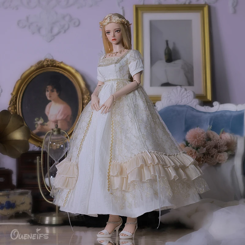 1/3 Loch BJD Doll With SID Body European Classical Court Style Dress ...