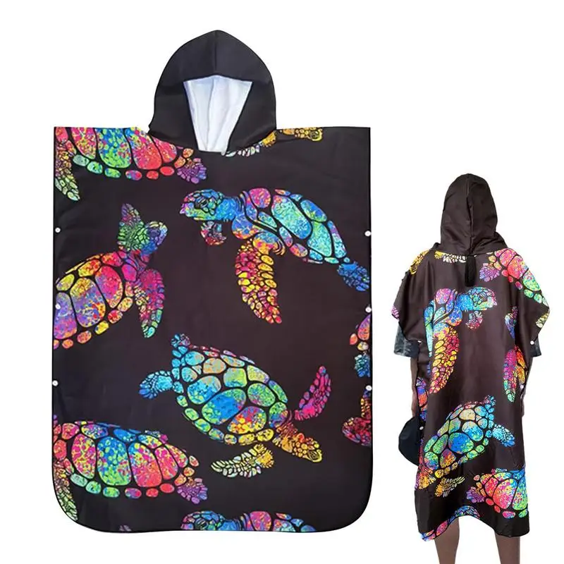 Hooded-Towel-Versatile-Adult-Hooded-Towel-Beach-Poncho-For-Men-And ...