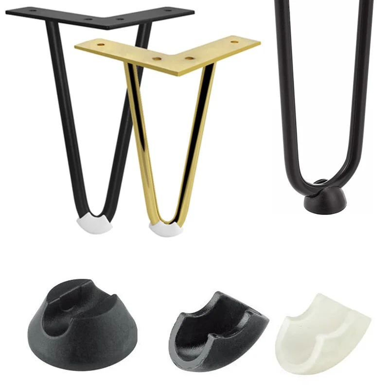 10Pcs Plastics Hairpin Table Leg Hairpin Leg Protector Coffee Table Leg ...