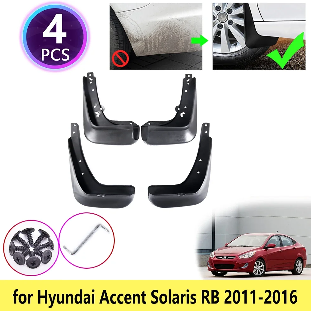 for-Hyundai-Accent-Solaris-RB-2011-2012-2013-2014-2015-2016-Mudguards ...