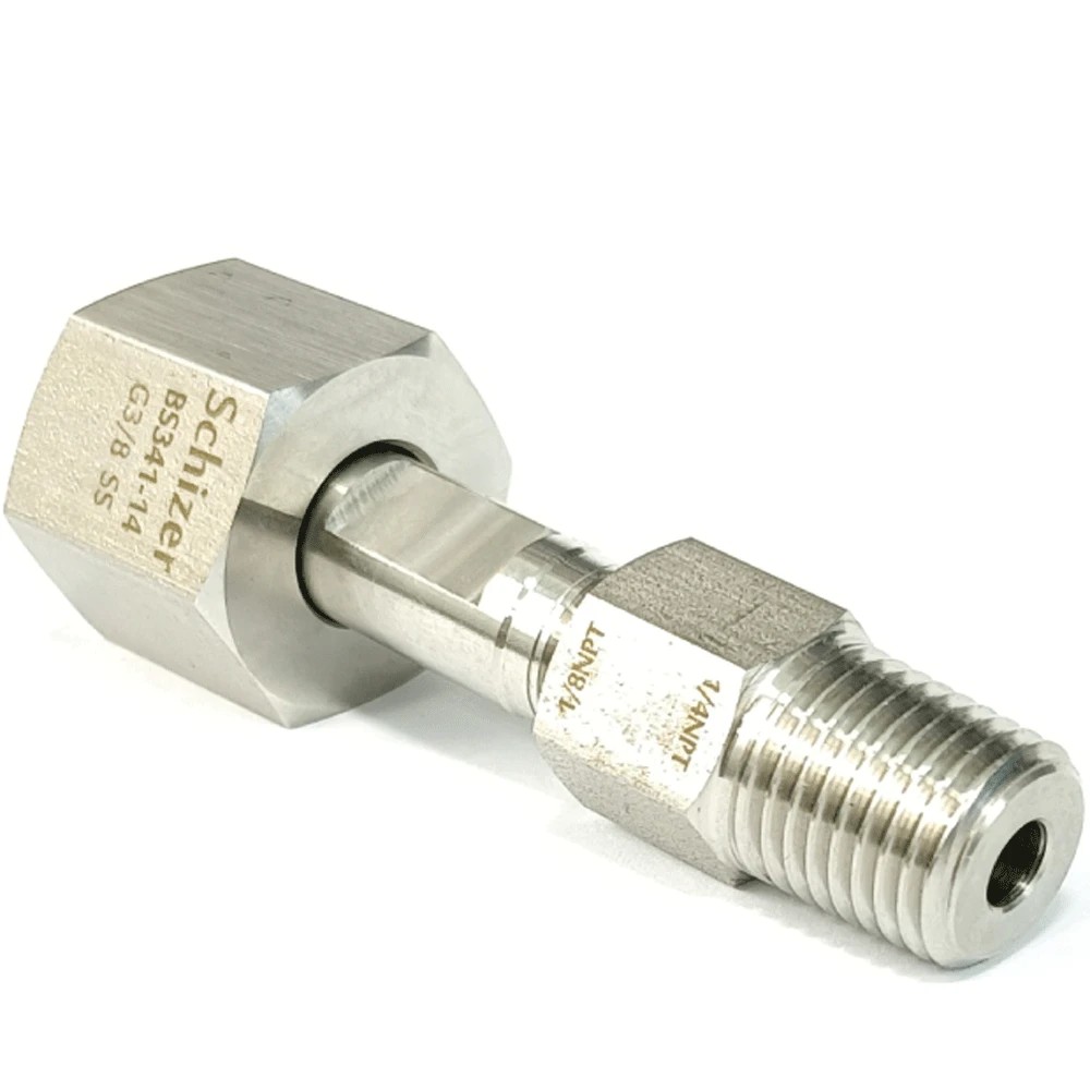 BS341-14-Female-To-1-4-NPT-Male-Coupler-Adater-SUS316L-Stainless-Steel ...