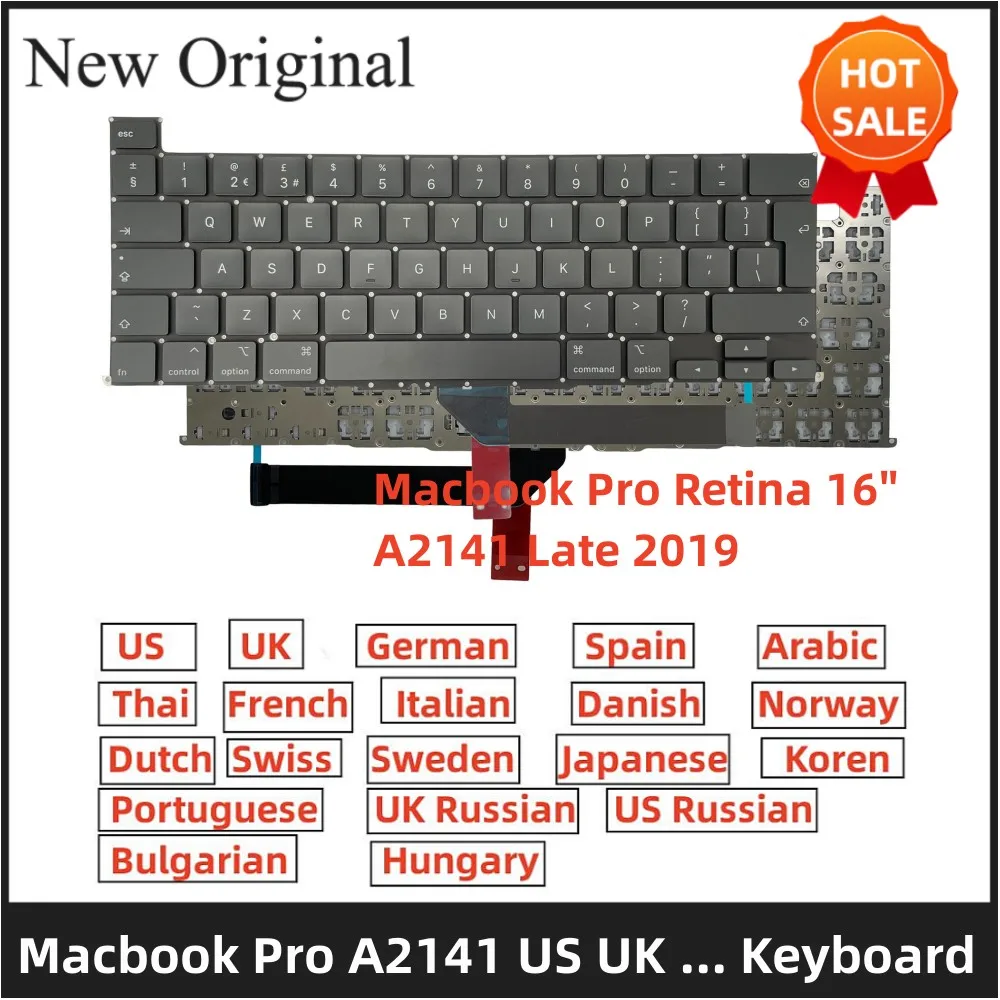 UK US French Danish German Spanish Italian Danish version keyboard for ...