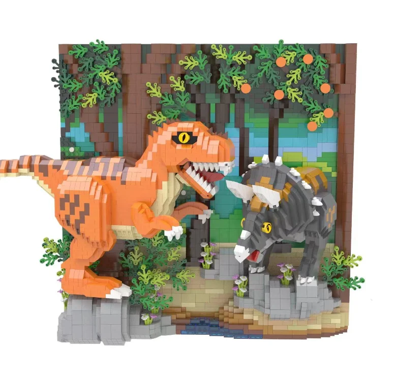 Dinosaur Toys Jurassic Park T-rex Dinosaur World Building Blocks ...
