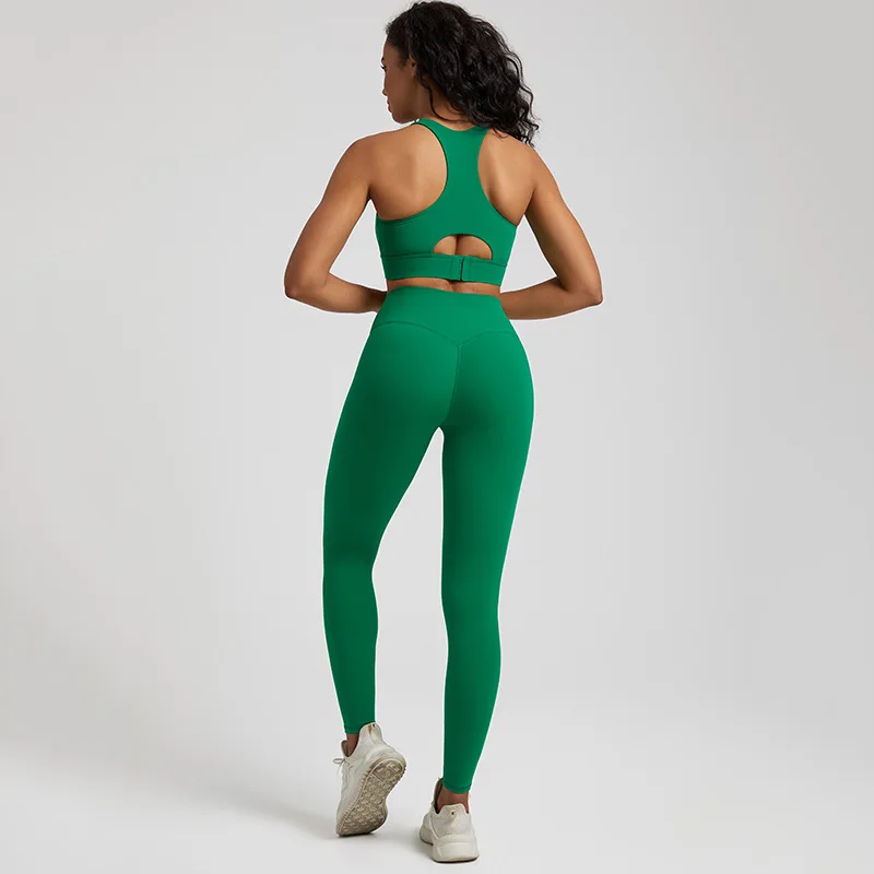 Solid-Color-Gym-Yoga-Set-Tight-Leggings-Sports-Fitness-Cross-Back ...
