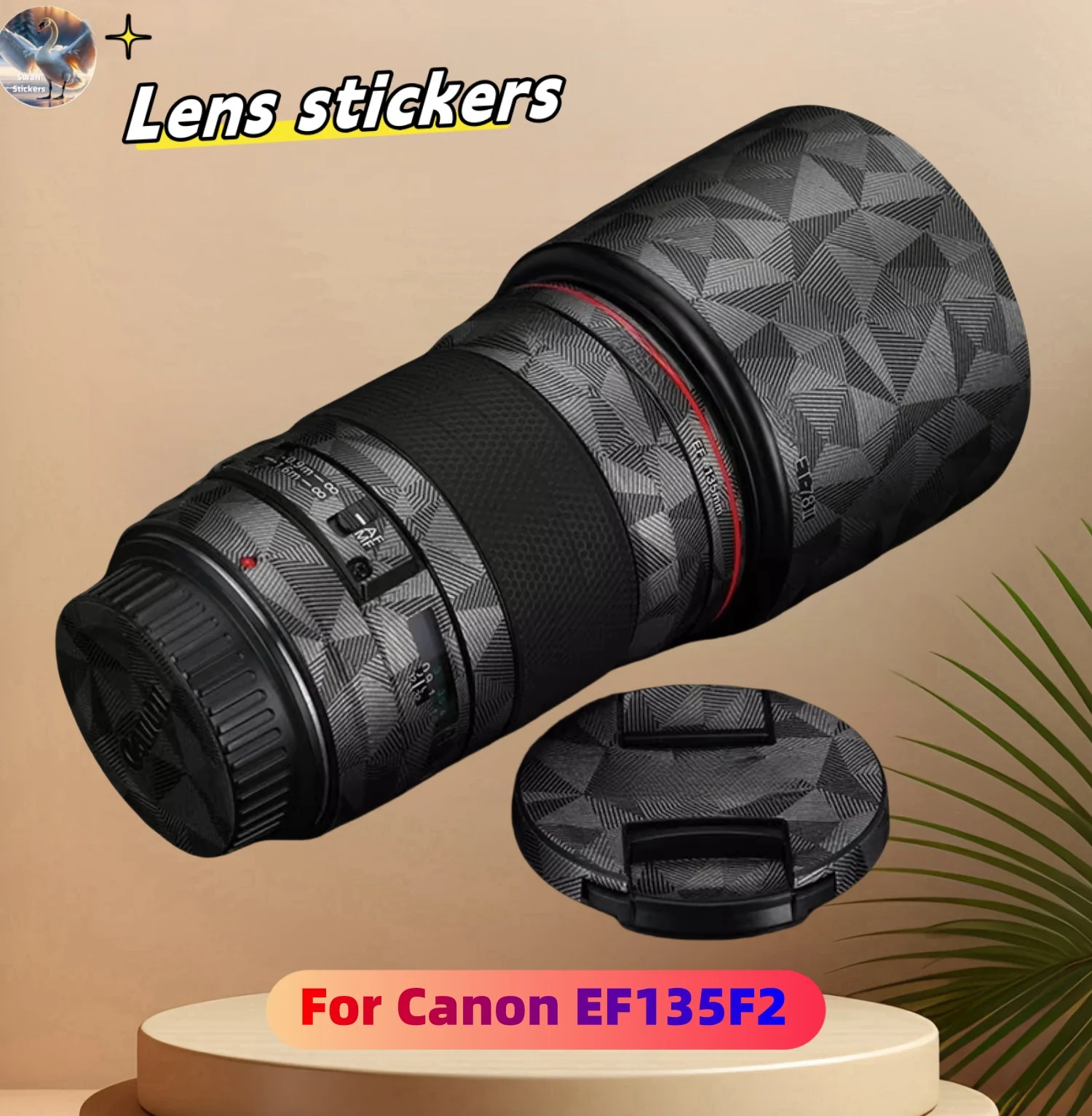 for-Canon-EF135F2-Camera-Lens-stickers-precision-cut-wear-resistant ...