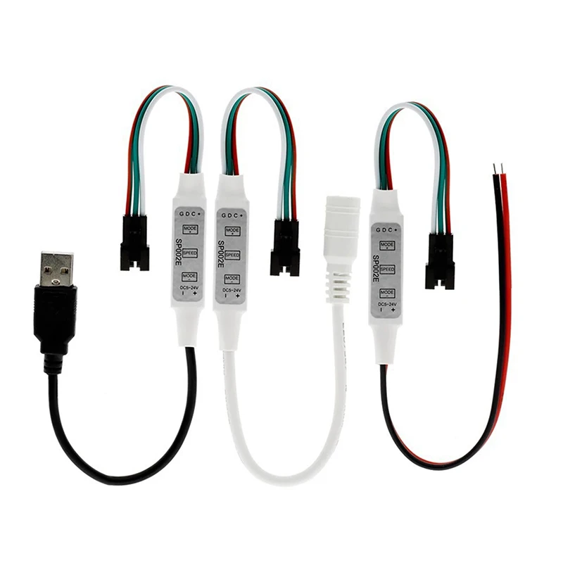 High Quality Mini SP002E Controller For Pixel LED Strip Light USB 3 4 ...