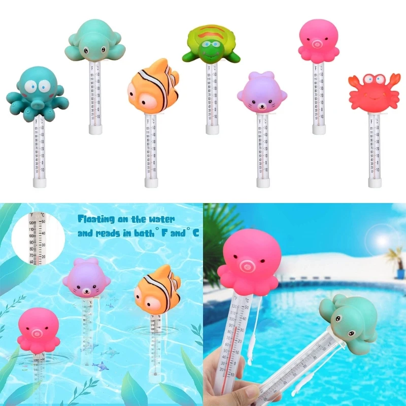 Ocean-3D-Animal-Floating-Pool-Thermometer-Hot-Tub-Swimming-Pools-for ...