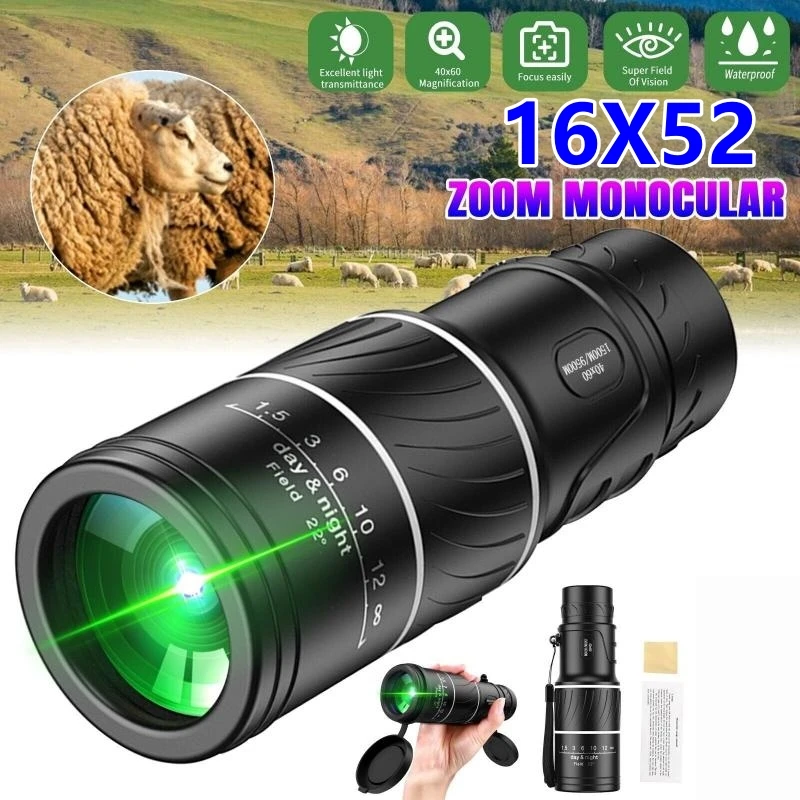 16x52-Powerful-Monocular-Telescope-HD-Zoom-Binoculars-Long-Range-Night ...