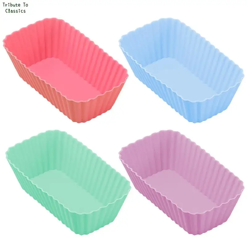Moldes rectangulares reutilizables de silicona para pasteles, molde ...