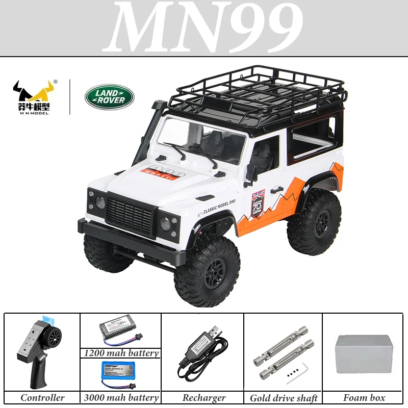 1:12 Scale MN Model RTR Version RC Car 2.4G 4WD MN99S MN99 MN98 RC Rock ...