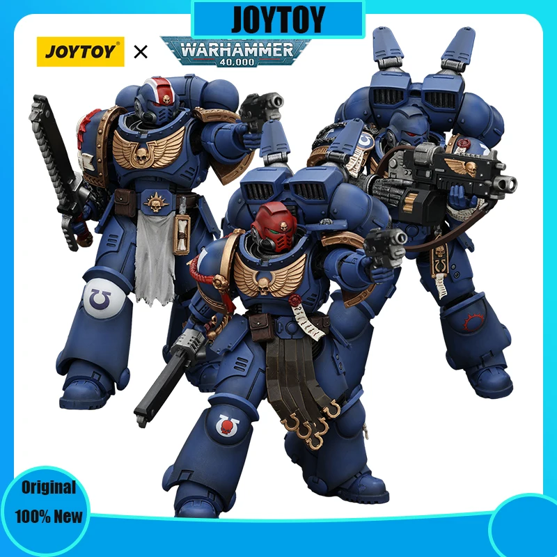 JOYTOY-Warhammer-40K-1-18-figuras-Ultramarines-teniente-Titus-sargento ...