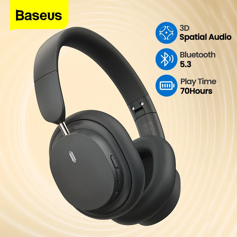 Baseus bowie d05 fones de ouvido sem fio fone de ouvido bluetooth 5.3 fone estéreo alta ...