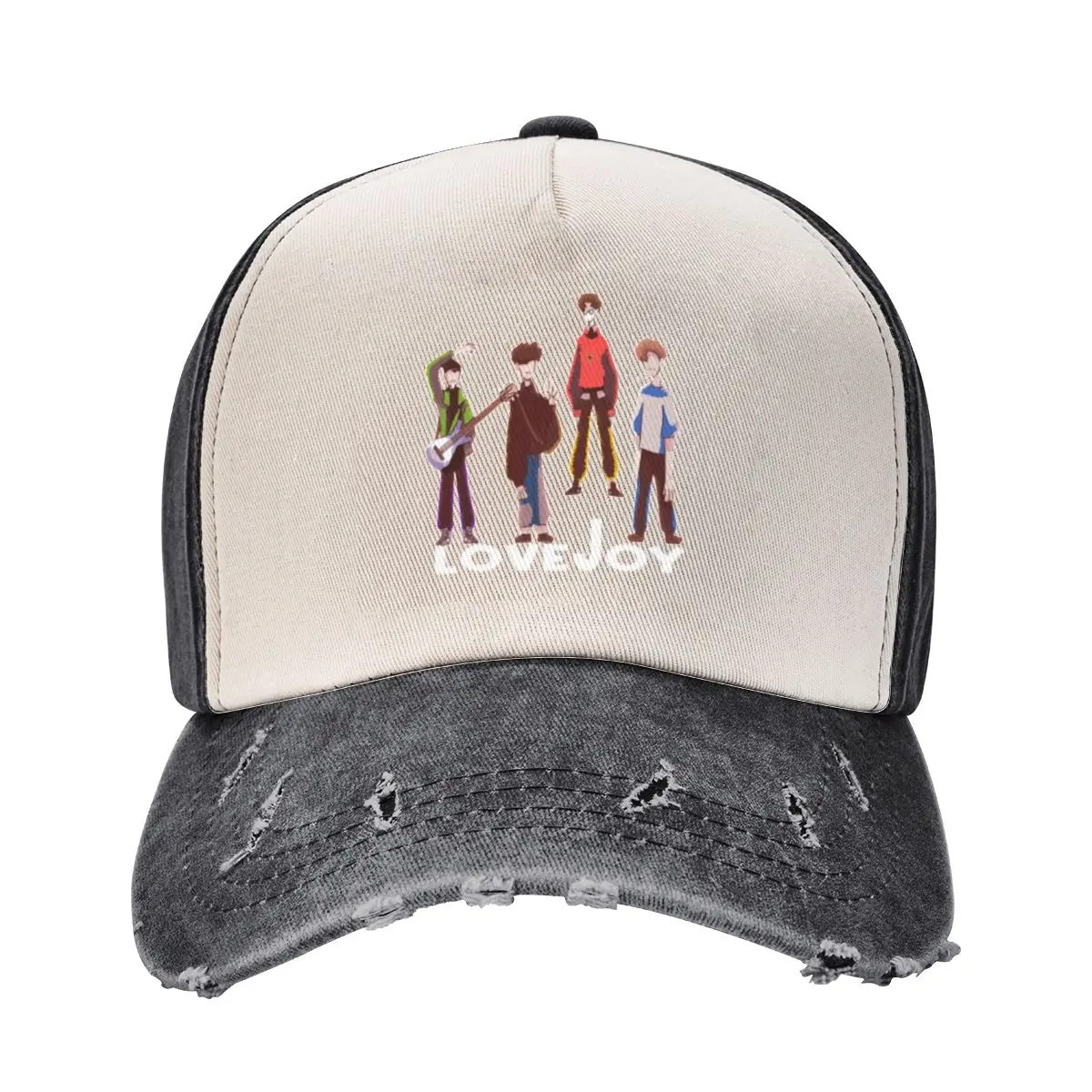 Baseball-Cap-Lovejoy-Band-Cartoon-Image-Merch-Unisex-Vintage-Distressed ...