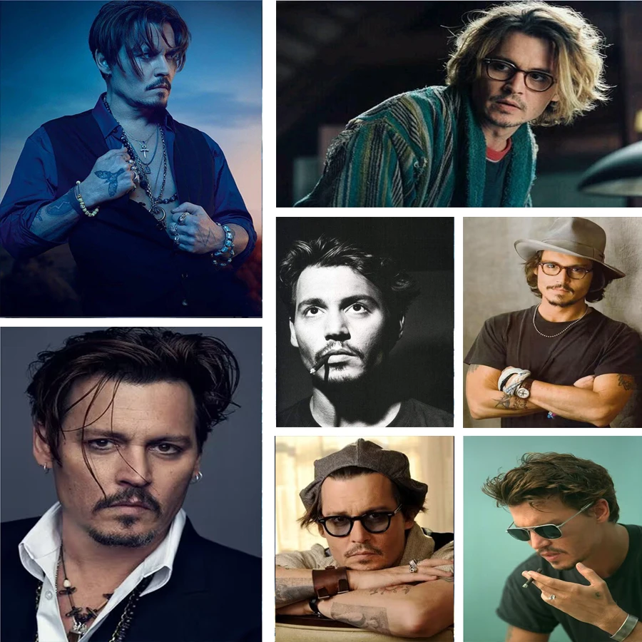Johnny-Depp-Diamond-Painting-Diy-5d-Full-Square-Round-Drills-Diamond ...