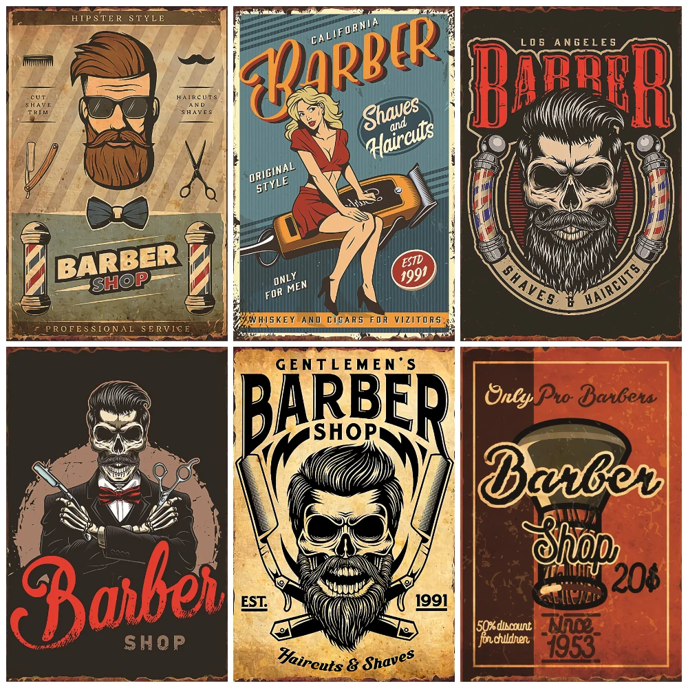 Vintage Barber Shop Sign