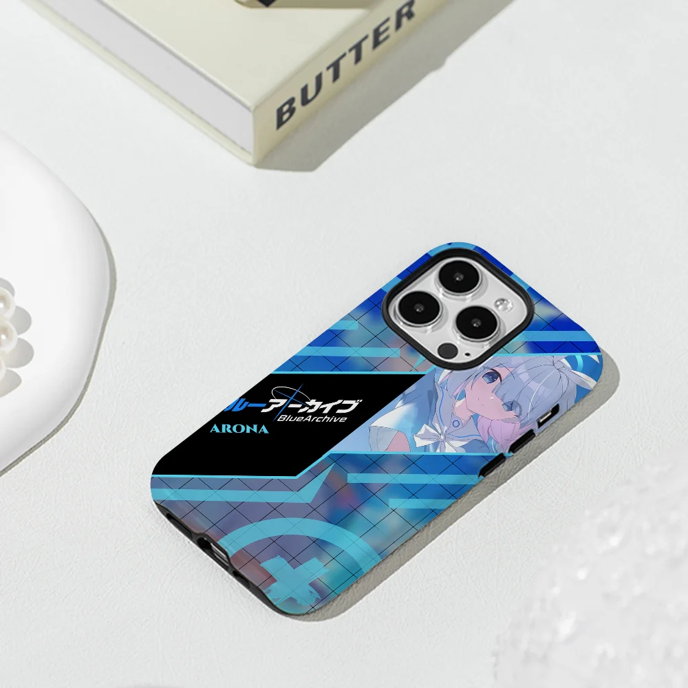 Синий архив ARONA, чехол для телефона, пленочный корпус для IPhone 16 ...