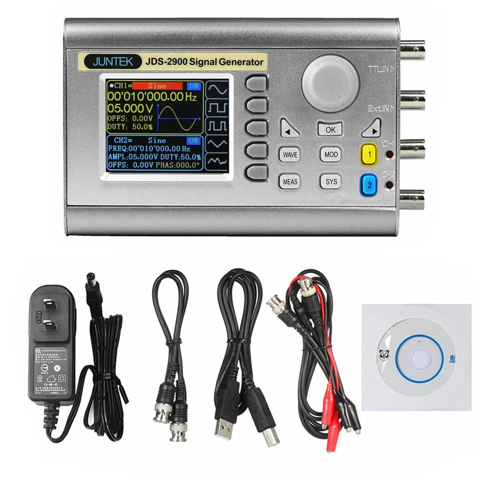 JDS2900 60MHz Dual Channel Function Signal Generator Sine/Square ...