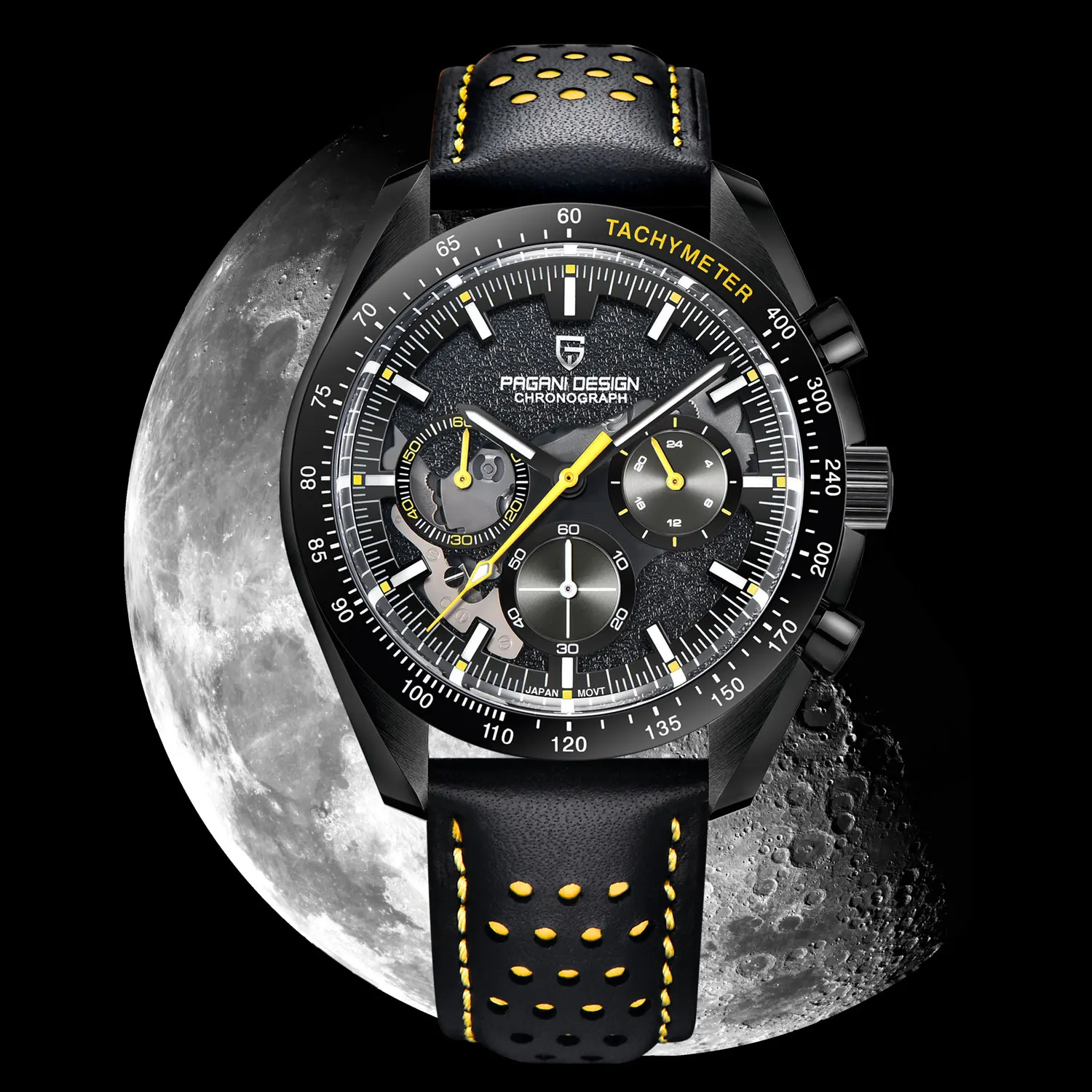 PAGANI-DESIGN-Moon-Mens-Watches-Quartz-Watch-for-man-Sport-Chronograph ...