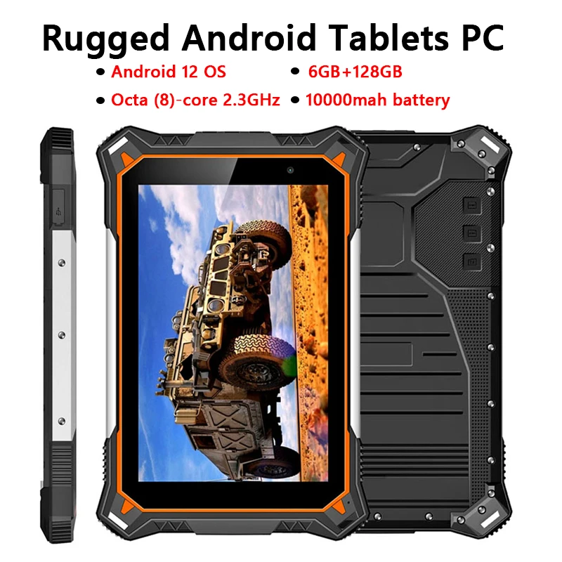 IP68-Waterproof-8inch-Rugged-Android-12-Tablets-PC-Industrial-Computer ...