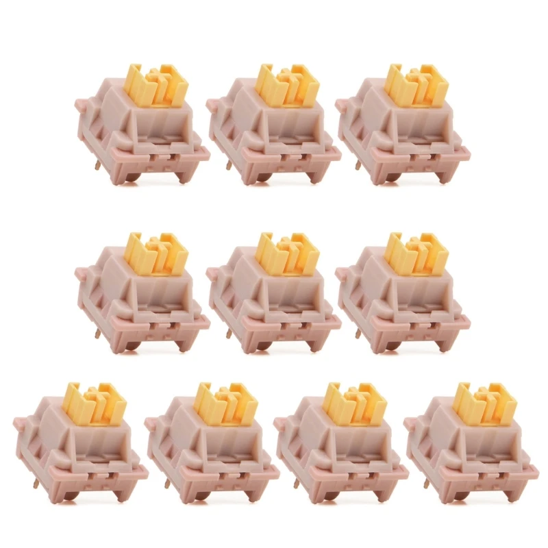 Pack of 10 Outemu Silent/Clicky Switches for Mechanical Keyboard RGB ...
