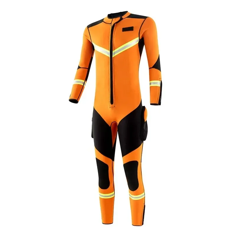 Water-Rescue-Wetsuit-Men-Diving-Suit-3mm-Neoprene-with-pocket-for-Water ...