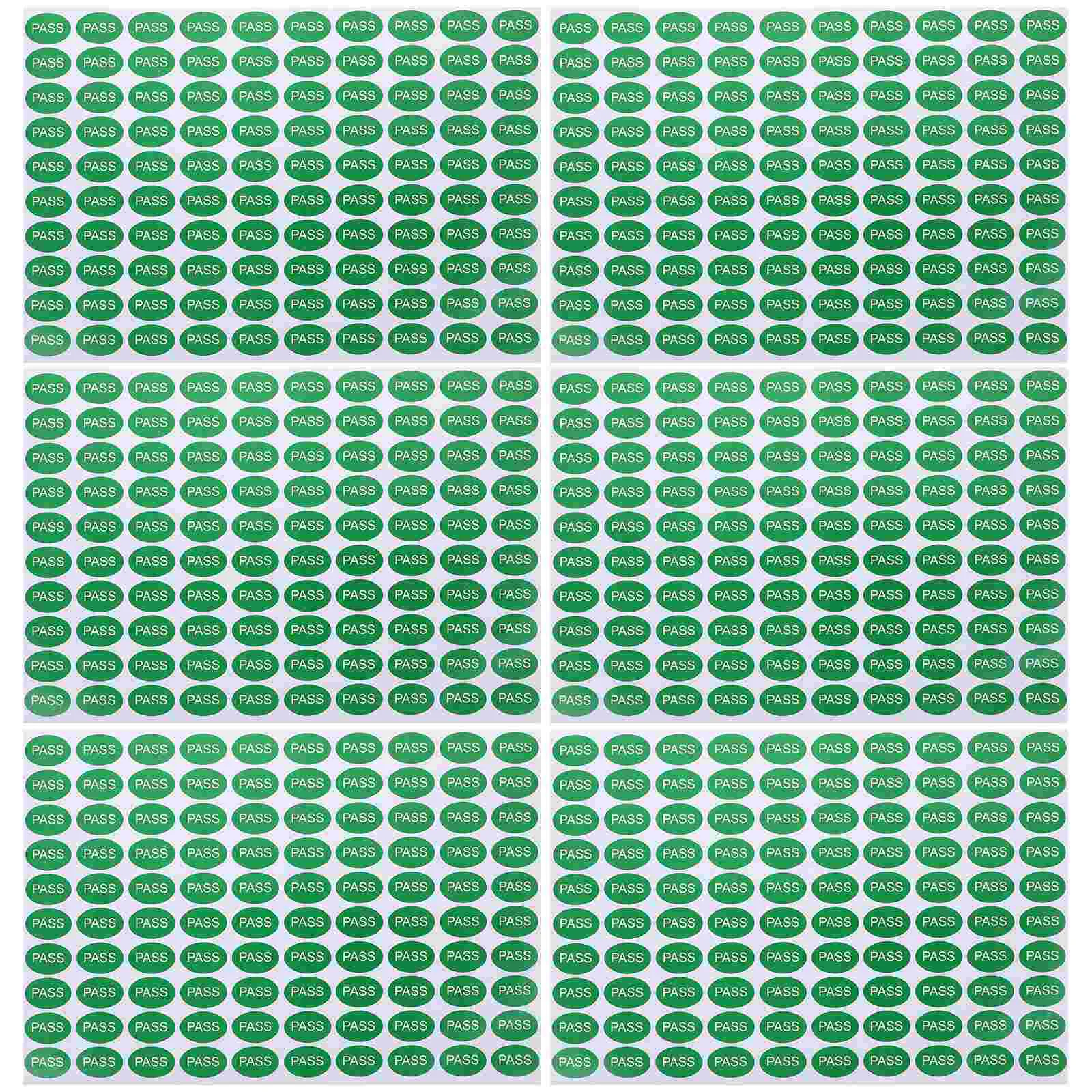 2000-Pcs-Adhesive-Labels-Passed-Sticker-Quality-Test-Qc-Stickers ...