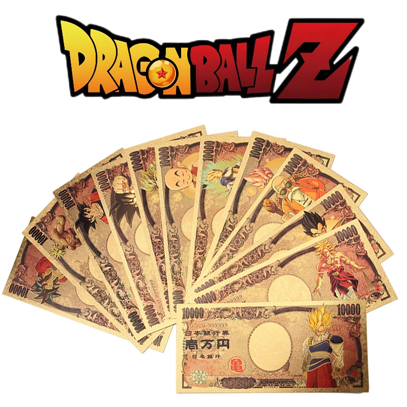 41Pcs Dragon Ball Z Gold Commemorative Goku Figures Vegeta Anime ...