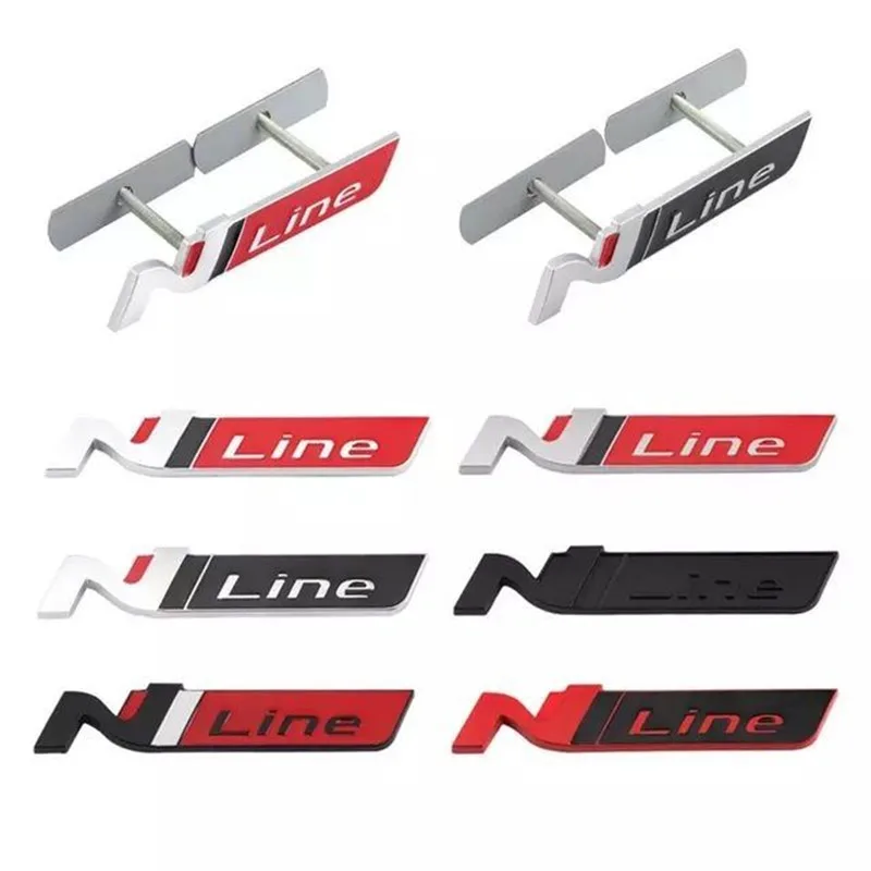 Hyundai Nline Car Sticker N Line Badge Emblem Decal Front Grille for ...