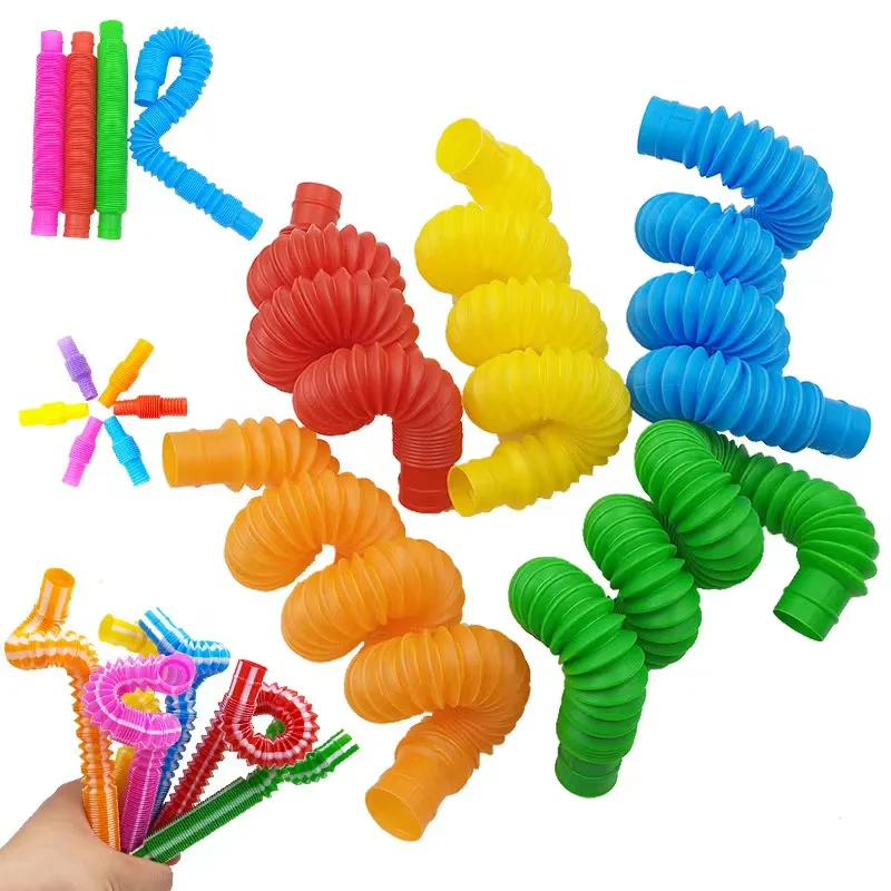 Funny-Fidget-Toys-Plastic-Pop-Tube-Coil-Creative-Magical-Toys-Circle ...