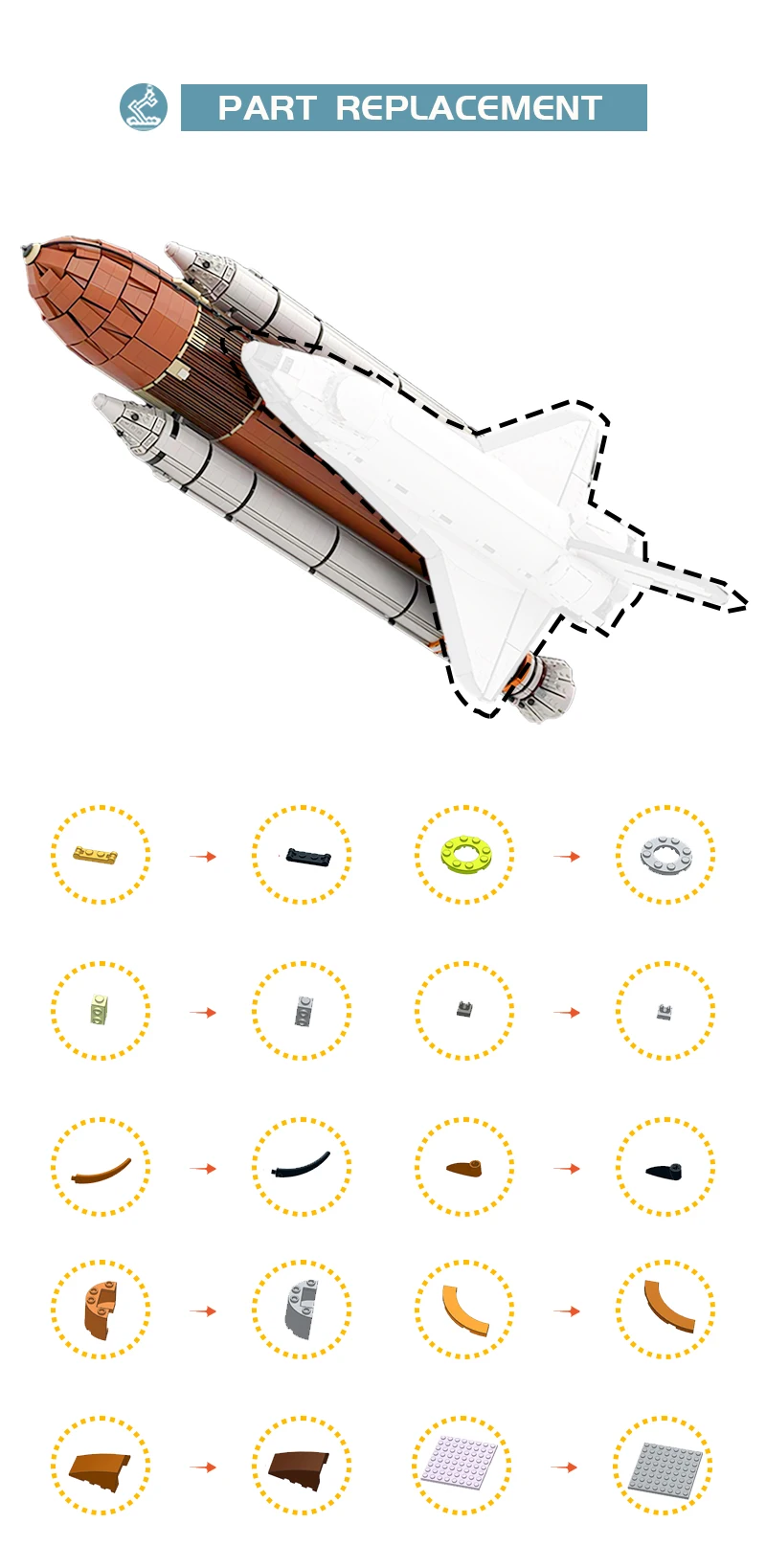 Space Shuttle Worksheet Label
