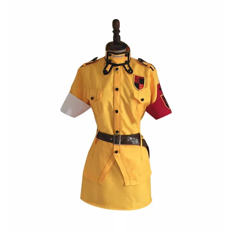 Anime Hellsing Seras Victoria Yellow Uniform Cosplay Costume With ...