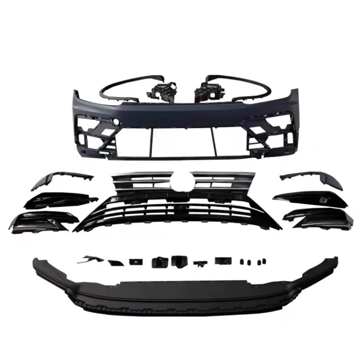 Front bumper Assembly for Volkswagen vw Tiguan L 2017-2024 modified R ...