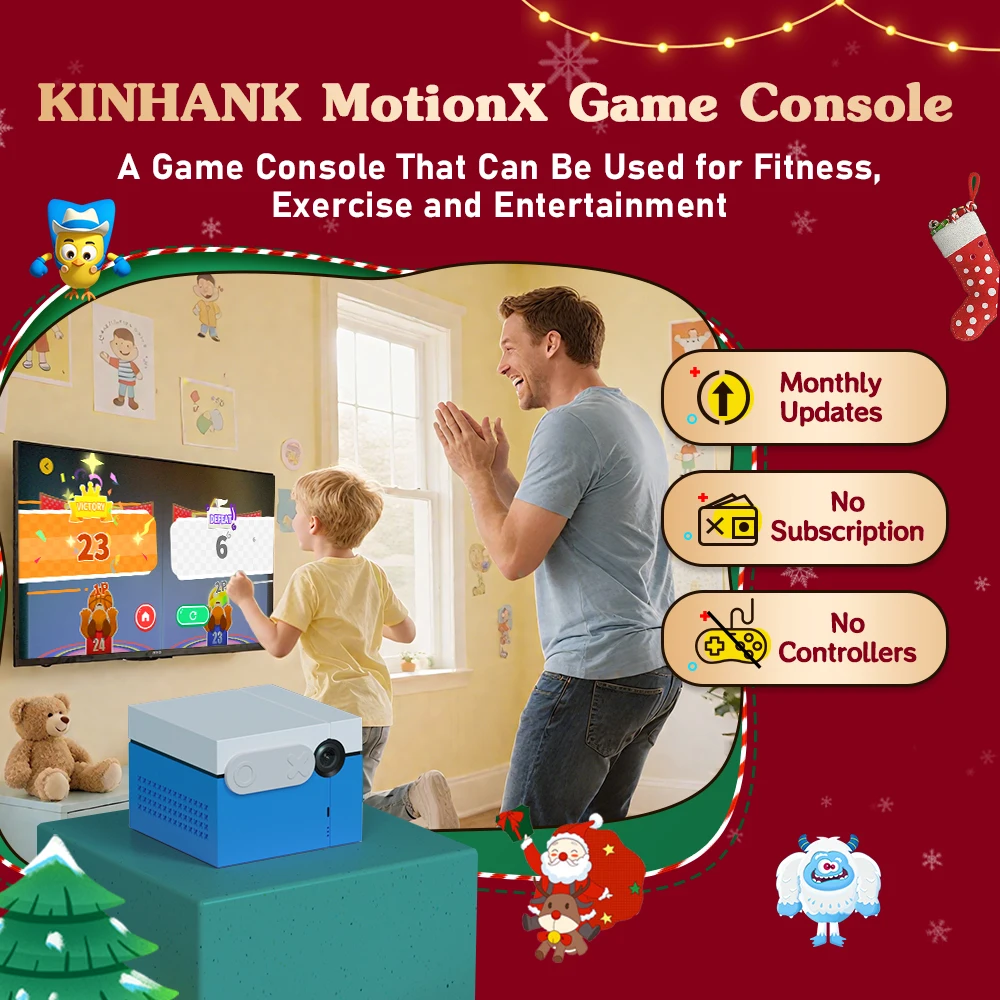 KINHANK MotionX Gaming Console For Kids & Families,Monthly Updat,No ...